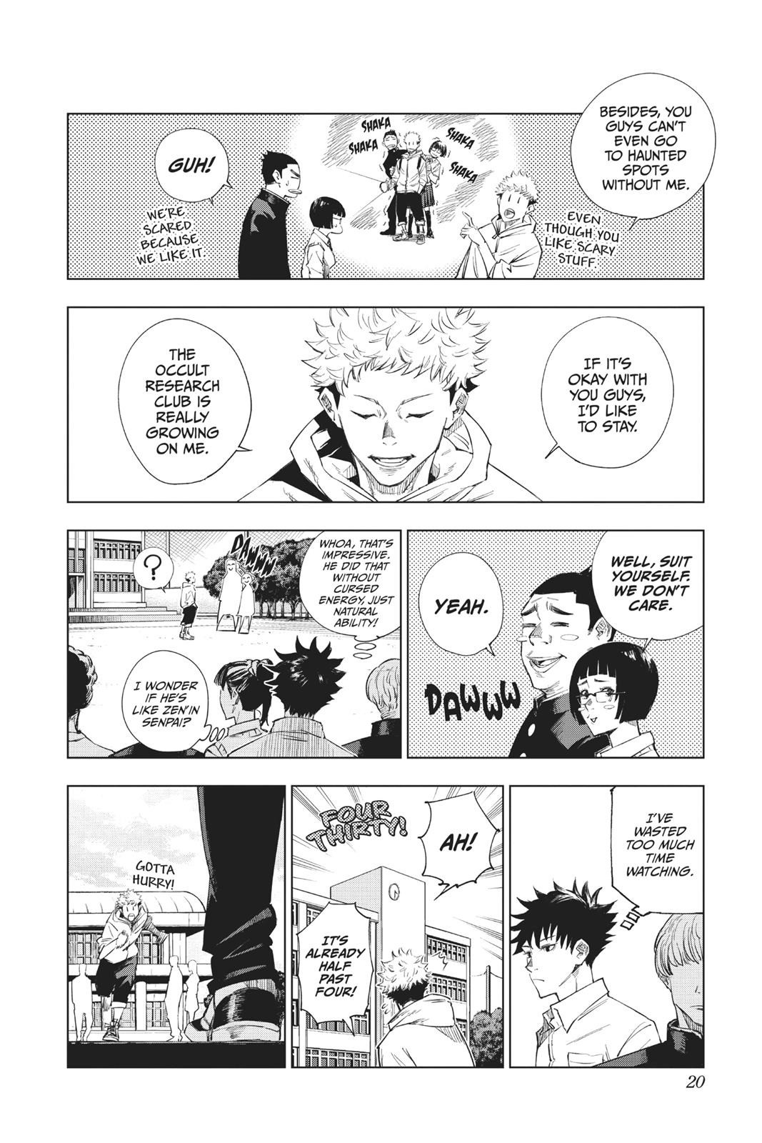 jujutsu kaisen (JJK) manga Chapter 1 online