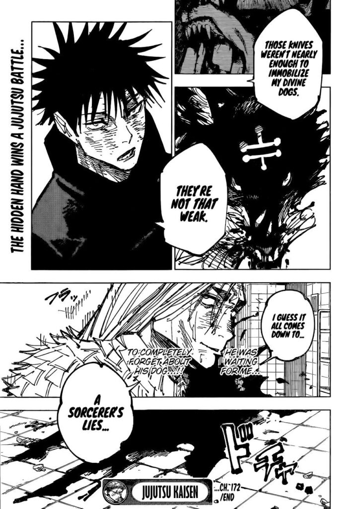 Read jujutsu kaisen (JJK) manga Chapter 172 online [English Version]