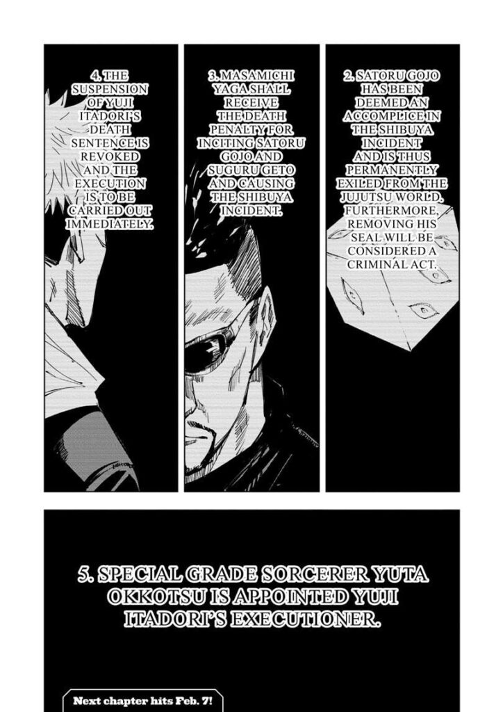 Read jujutsu kaisen (JJK) manga Chapter 137 online [English Version]
