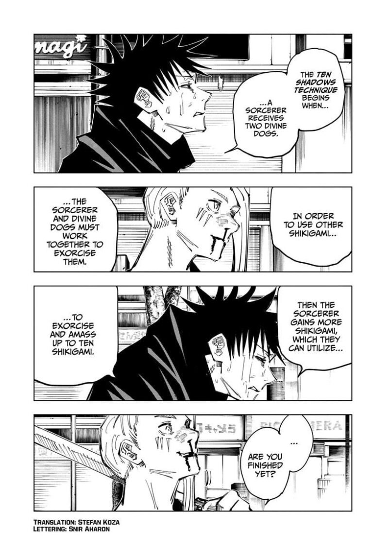 Read jujutsu kaisen (JJK) manga Chapter 117 online [English Version]