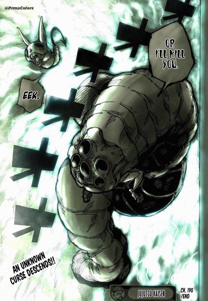 Read jujutsu kaisen (JJK) manga Chapter 190 online [English Version]