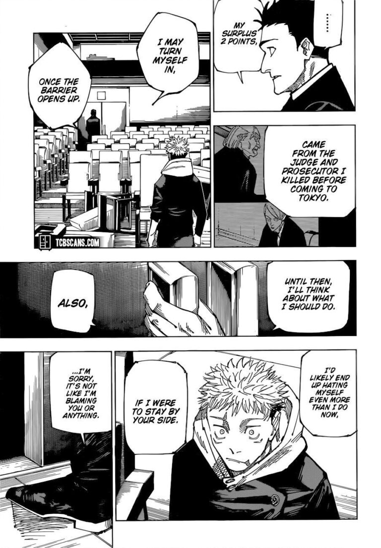 Read jujutsu kaisen (JJK) manga Chapter 167 online [English Version]
