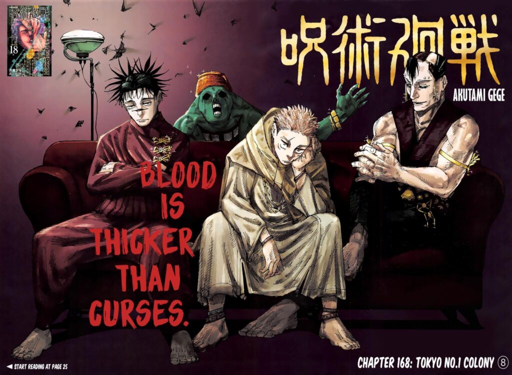 Read jujutsu kaisen (JJK) manga Chapter 168 online [English Version]