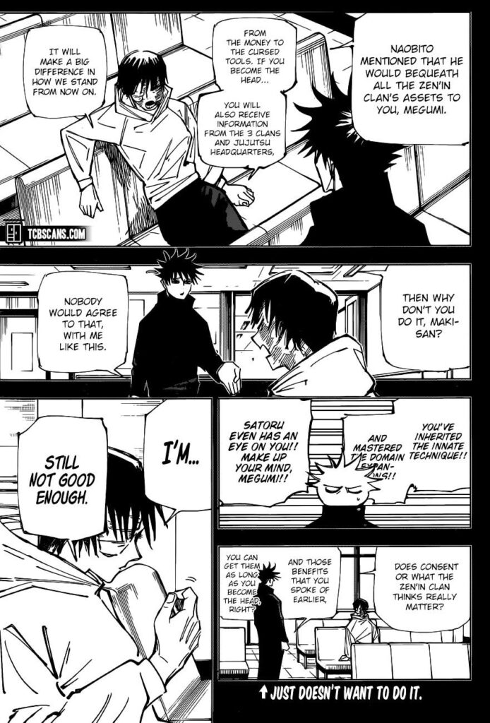 Read jujutsu kaisen (JJK) manga Chapter 148 online [English Version]