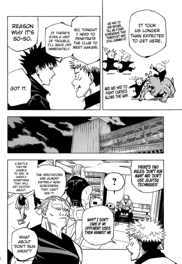 Read jujutsu kaisen (JJK) manga Chapter 153 online [English Version]