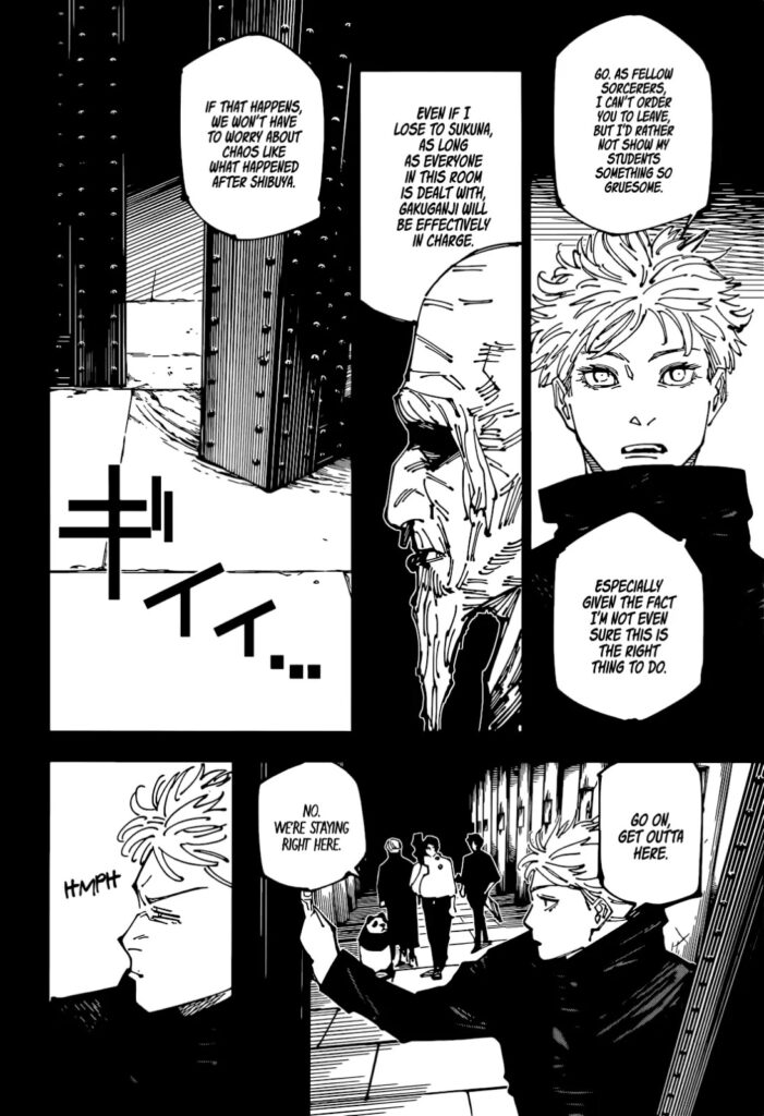 Read jujutsu kaisen (JJK) manga Chapter 261 online [English Version]