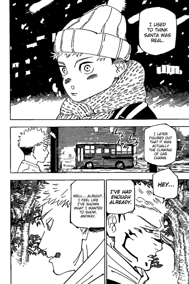 Read jujutsu kaisen (JJK) manga Chapter 265 online [English Version]