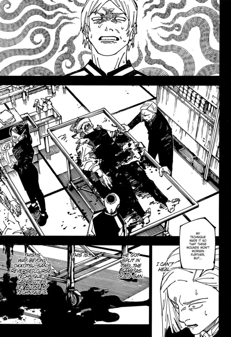 Read jujutsu kaisen (JJK) manga Chapter 261 online [English Version]