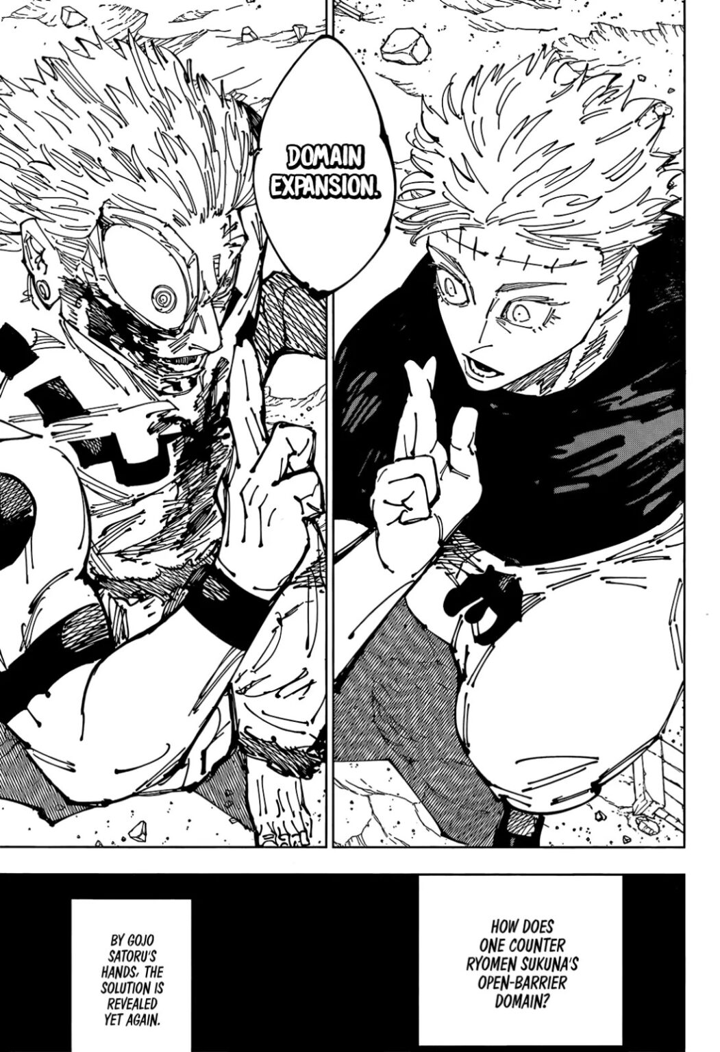 Read jujutsu kaisen (JJK) manga Chapter 261 online [English Version]