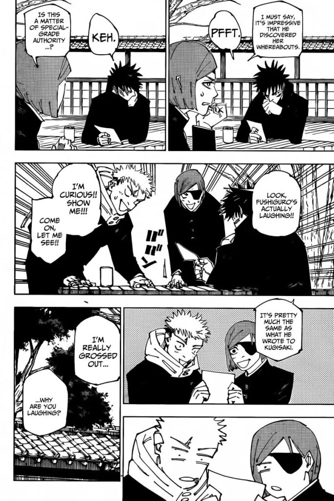 Read jujutsu kaisen (JJK) manga Chapter 268 online [English Version]