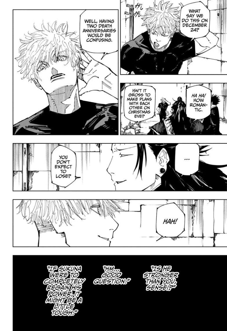 Read jujutsu kaisen (JJK) manga Chapter 221 online [English Version]