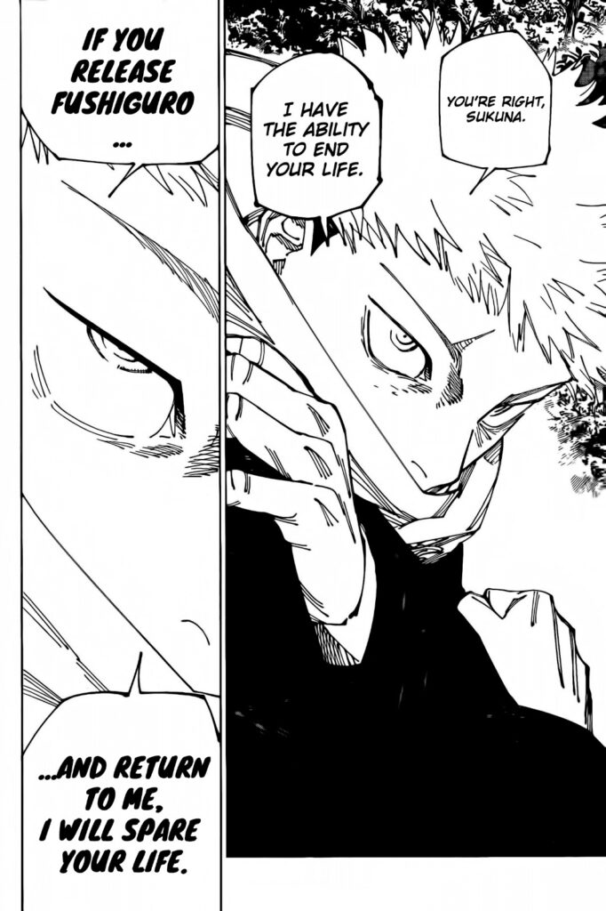 Read jujutsu kaisen (JJK) manga Chapter 265 online [English Version]