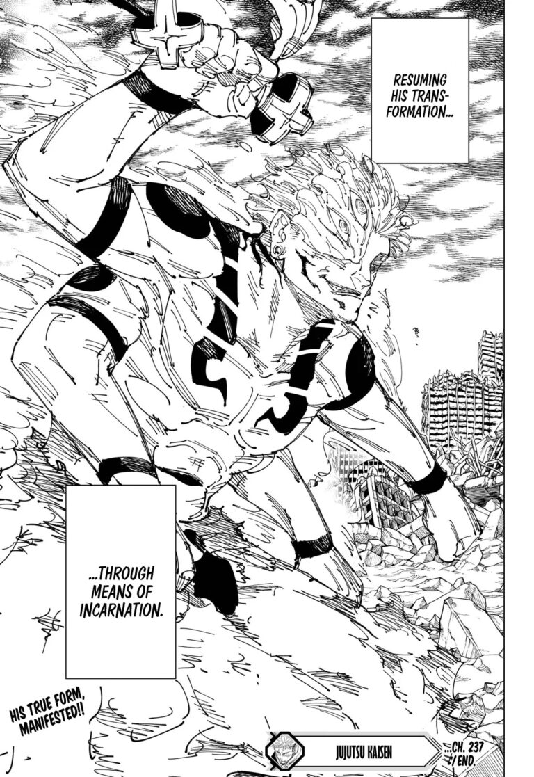 Read jujutsu kaisen (JJK) manga Chapter 237 online [English Version]