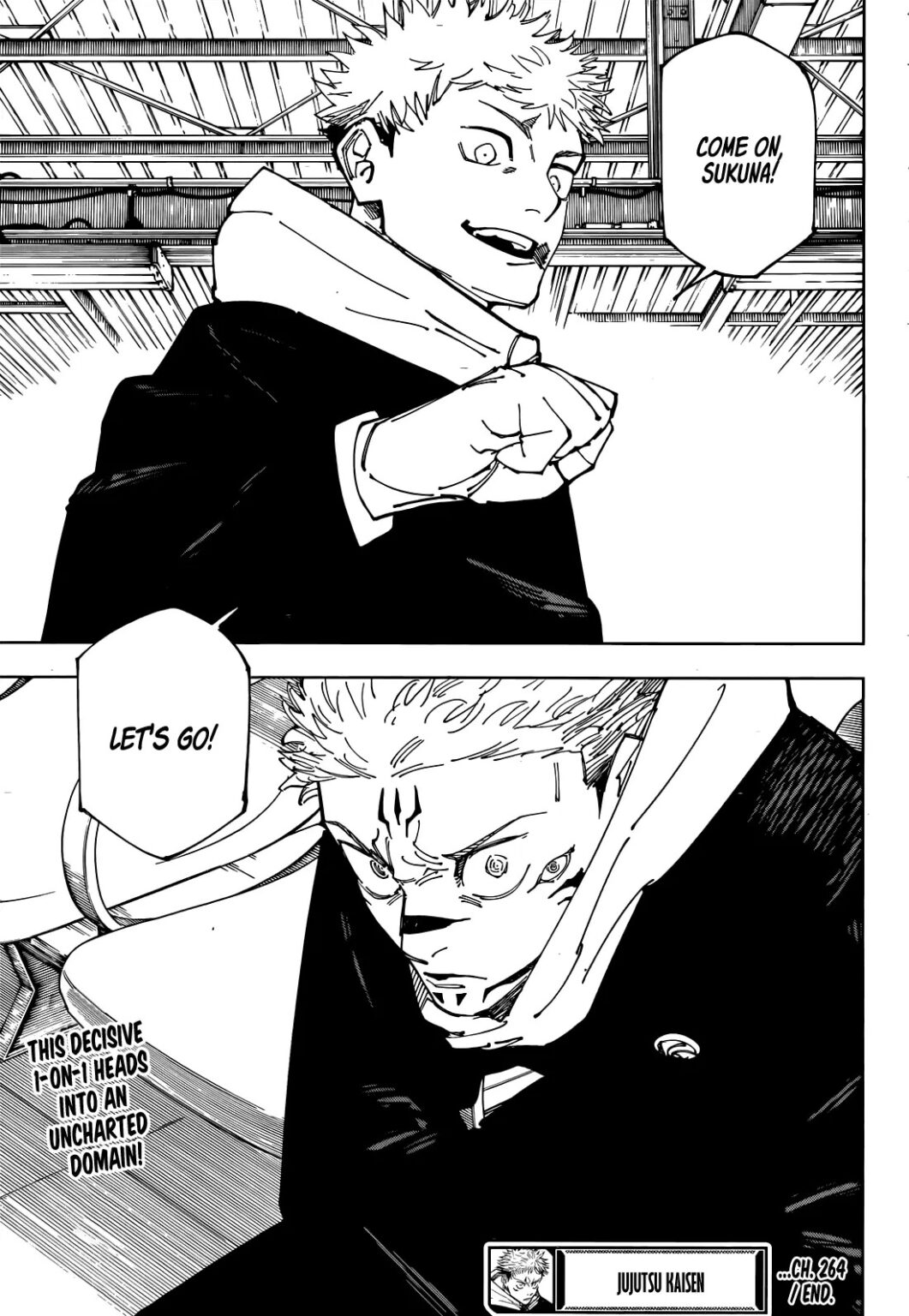 Read jujutsu kaisen (JJK) manga Chapter 264 online [English Version]