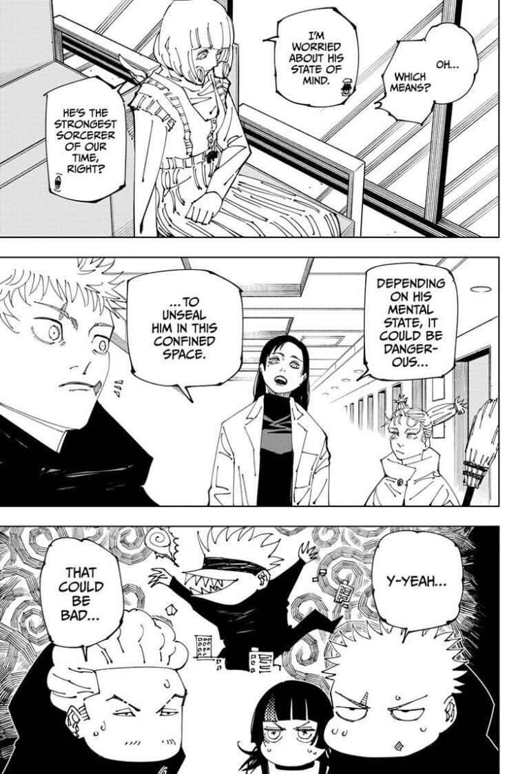 Read jujutsu kaisen (JJK) manga Chapter 221 online [English Version]