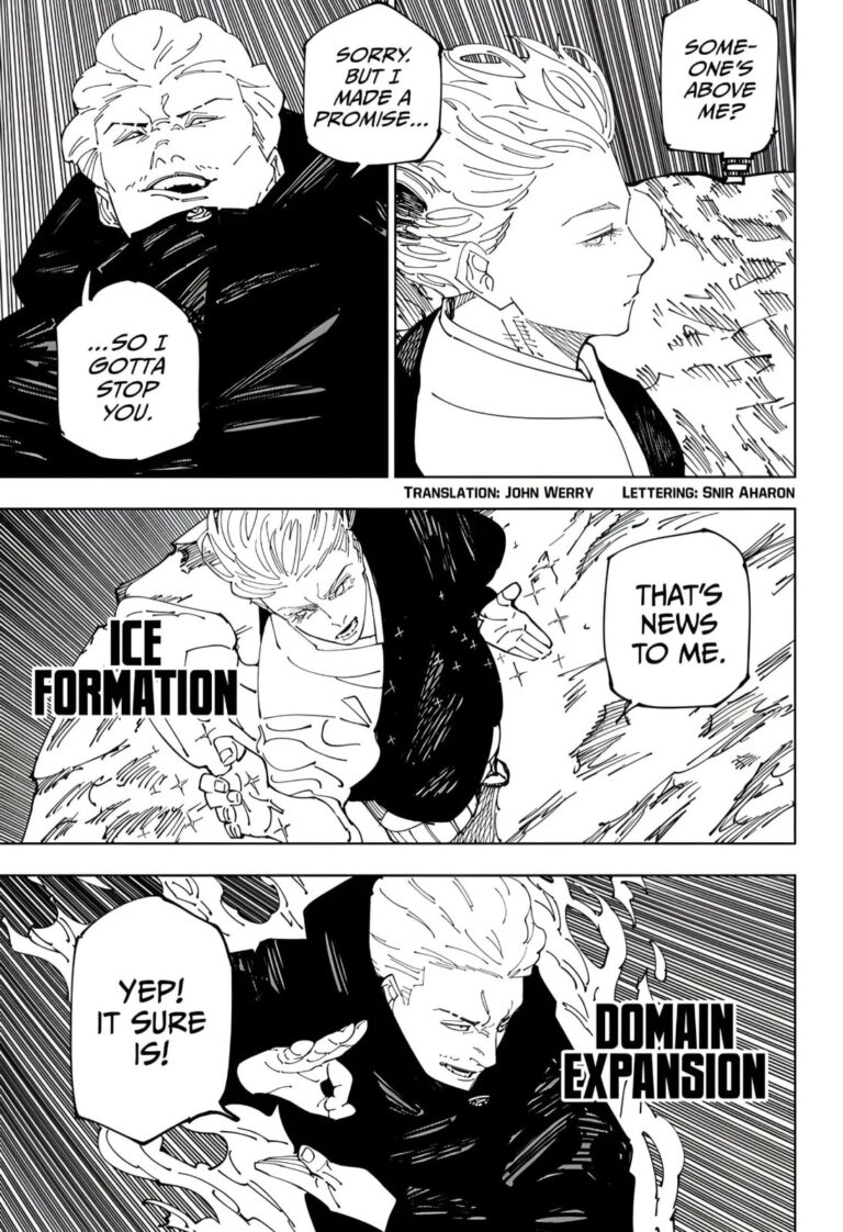 Read jujutsu kaisen (JJK) manga Chapter 237 online [English Version]