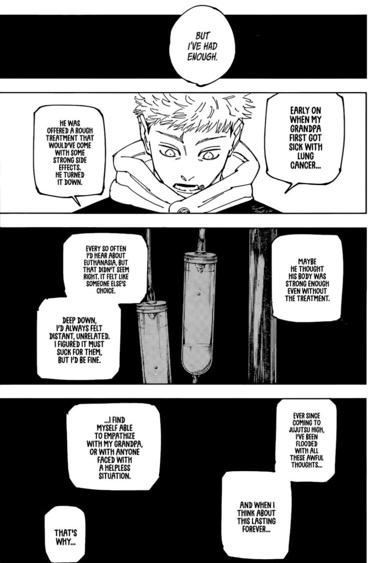Read jujutsu kaisen (JJK) manga Chapter 266 online [English Version]