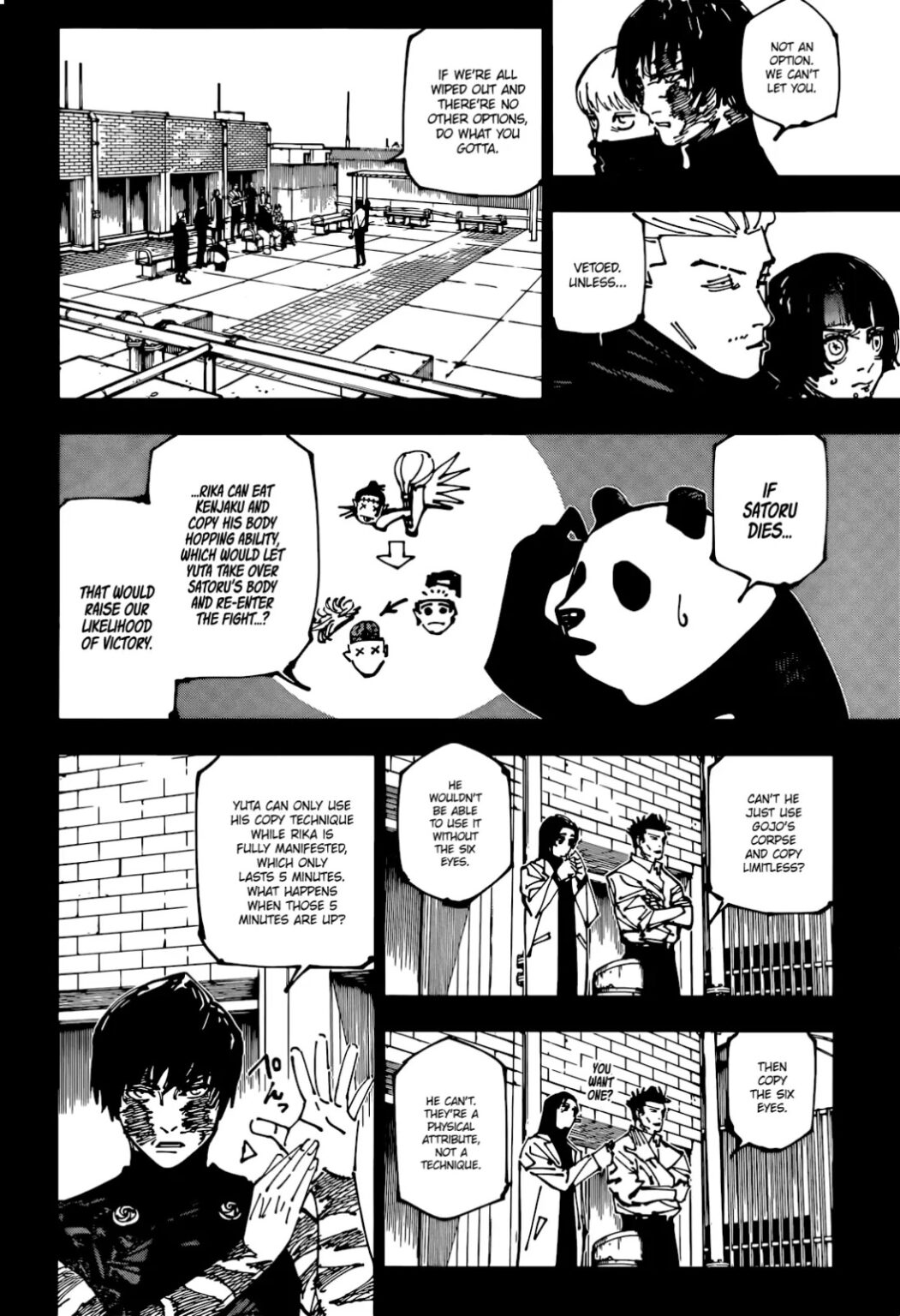 Read jujutsu kaisen (JJK) manga Chapter 261 online [English Version]