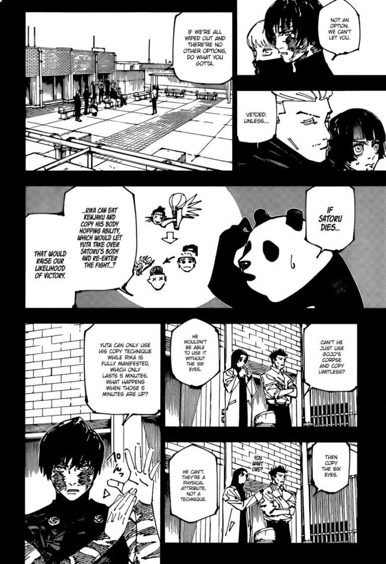Read jujutsu kaisen (JJK) manga Chapter 261 online [English Version]