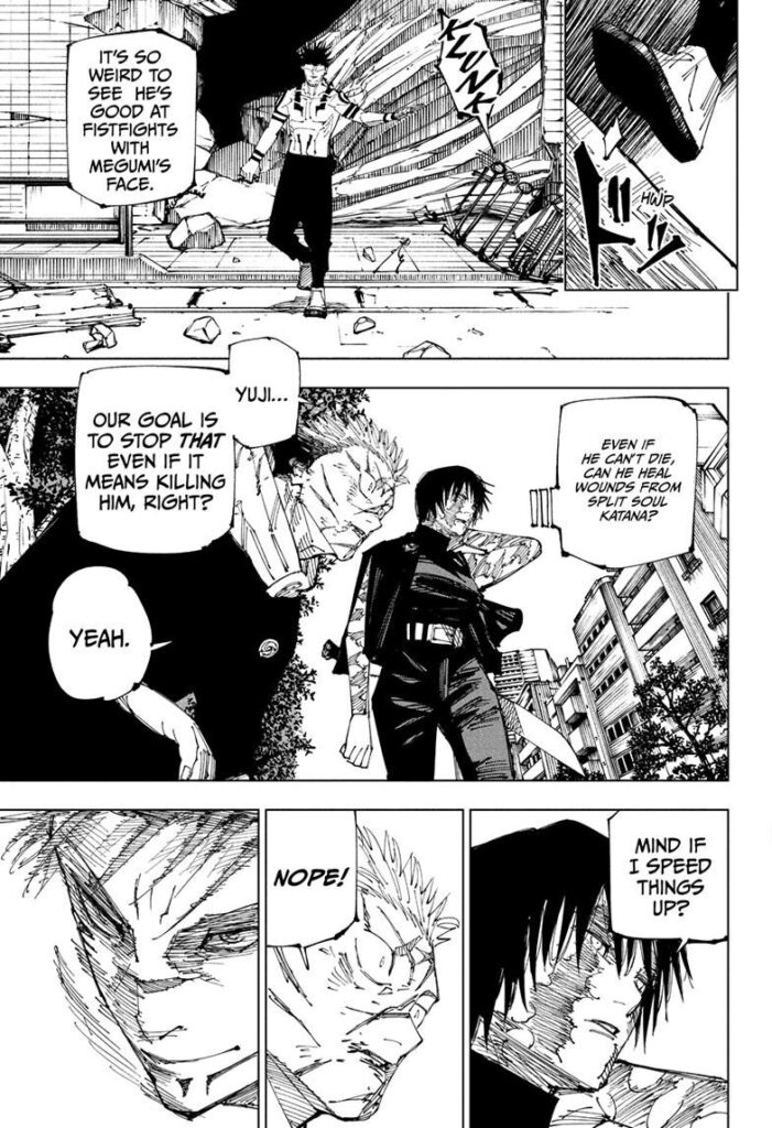 Read jujutsu kaisen (JJK) manga Chapter 215 online [English Version]